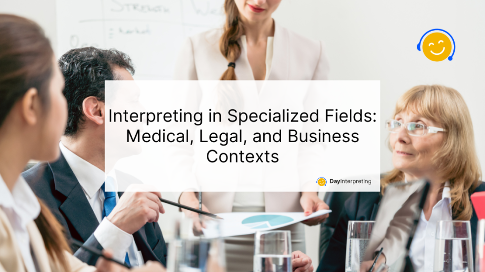 Interpreting in Specialized Fields - Day Interpreting Blog
